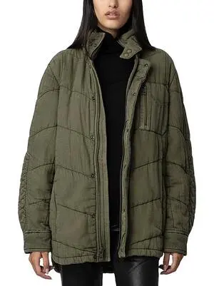 Zadig&Voltaire Kalice Cotton Twill Jacket - Cypres