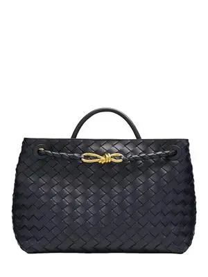 Bottega Veneta Andiamo Medium Top-Handle Bag Barolo