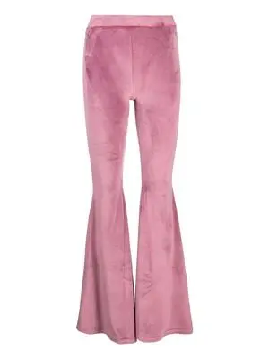 GCDS GCDS Velvet Flared Trousers