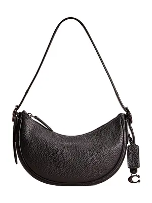 COACH Luna Shoulder Bag Pewter/black