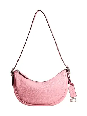 COACH Luna Shoulder Bag Silver/flower Pink
