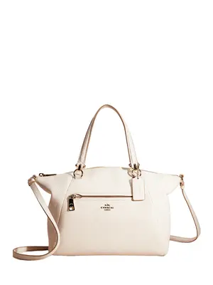 COACH Restored Prairie Satchel Gold/chalk
