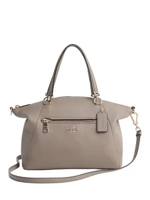 COACH Restored Prairie Satchel Light Gold/fog
