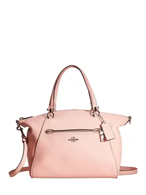 COACH Restored Prairie Satchel Silver/peony