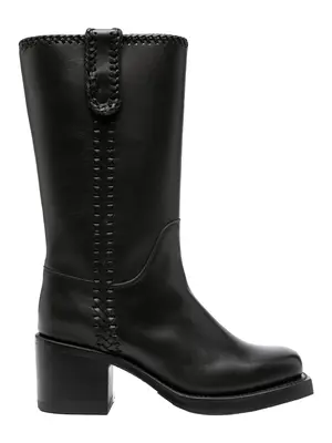 Hereu Aumandra 65mm Leather Boots - Black
