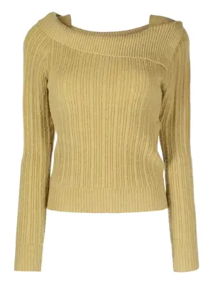 B+AB B+ab Square-Neck Knitted Jumper