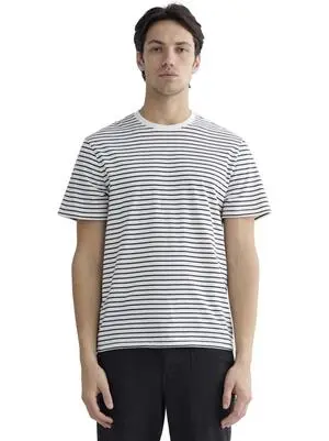 Everlane Essential Organic Crew Neck Tshirt Bone/black