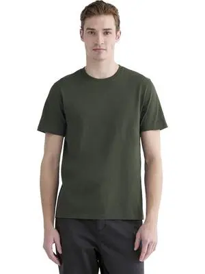 Everlane Essential Organic Crew Neck Tshirt Dark Green