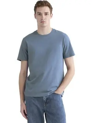Everlane Essential Organic Crew Neck Tshirt - Faded Navy