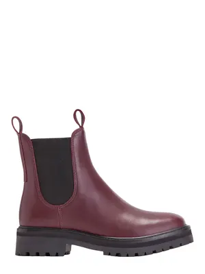 Everlane Lug Chelsea Boot Bordeaux
