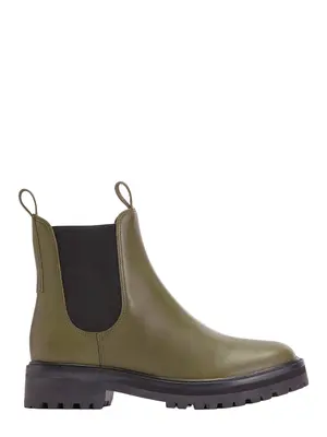 Everlane Lug Chelsea Boot Olive