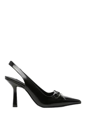 Senso Kallee I 75mm Slingback Leather Pumps - Black
