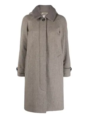 Woolrich Luxe Virgin Wool Coat - Brown