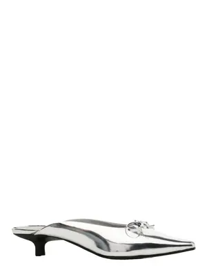 Senso Fenton Ii Patent Leather Mules - Silver