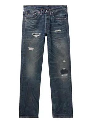 Ralph Lauren Straight-leg Selvedge Jeans - Blue