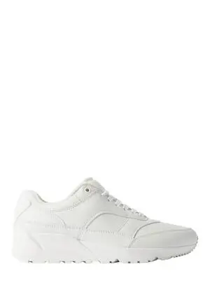 Saint Laurent Bump Leather Sneakers - White