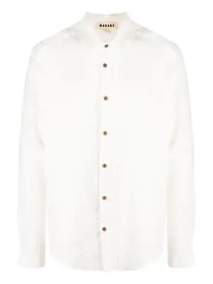Marané El Pacifico Linen Shirt - Neutrals