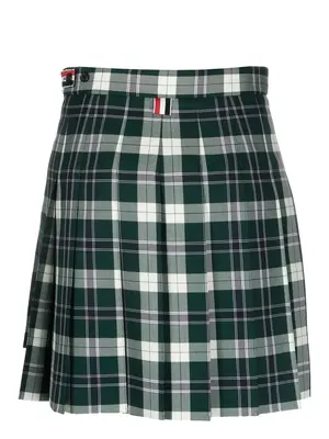 Thom Browne Twill Mini Skirt - Green