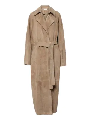 THE ROW Poseidone Suede Coat