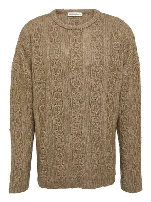 Our Legacy Aran Wool-blend Sweater - Beige