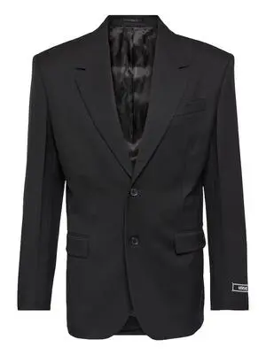 Versace Wool Blazer - Black