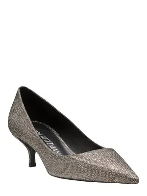 STUART WEITZMAN Stuart Weitzman Kitten Heel Pump New Pyrite