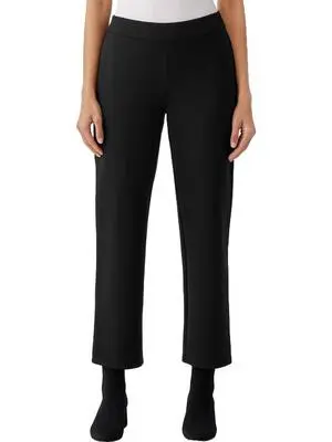 EILEEN FISHER Eileen Fisher Ponte Ankle Straight Leg Pants