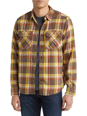 OUTDOOR RESEARCH Feedback Plaid Flannel Overshirt Hickory Plaid