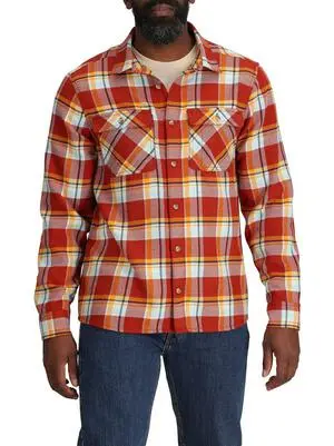 OUTDOOR RESEARCH Feedback Plaid Flannel Overshirt - Jupiter Plaid