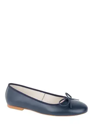PATRICIA GREEN Patricia Green Bow Ballet Flat Navy