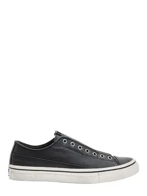 John Varvatos Vulc Laceless Low-top Sneakers - Black