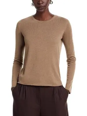 Majestic Filatures Cashmere Crewneck Top - Bison
