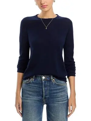 Majestic Filatures Cashmere Crewneck Top - Marine