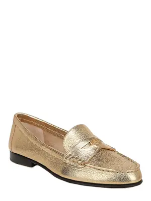 Veronica Beard Veronica Beard Penny Loafer Gold
