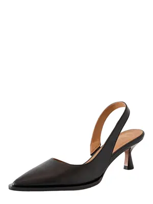 ATP ATELIER Desana Nappa Slingbacks - Black