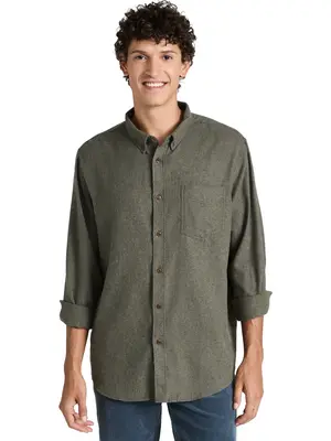Rails Runson Button Down Shirt - Hunter Green