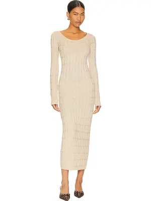 L'ACADEMIE Cadee Cable Knit Dress