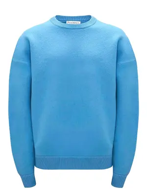 JW Anderson Crew-neck Merino Jumper - Blue