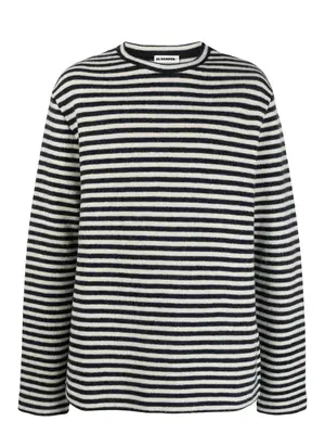 JIL SANDER Jil Sander Striped Wool Sweater