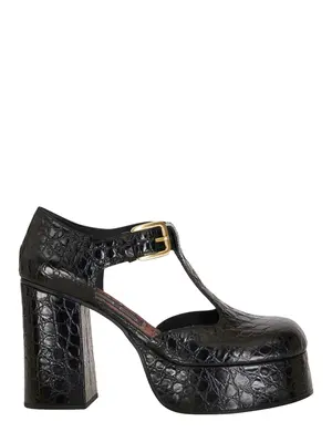 Etro Mary Jane 110mm Round-toe Pumps - Black