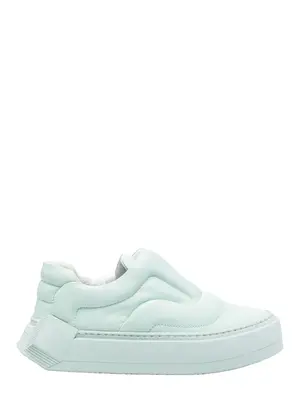 Pierre Hardy Skate Cubix Leather Sneakers - Green