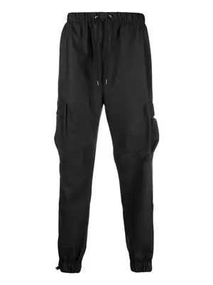 Rains Drawstring-waistband Cargo Trousers - Black