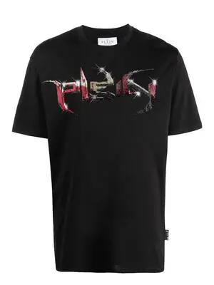 Philipp Plein Logo-print Cotton T-shirt - Black