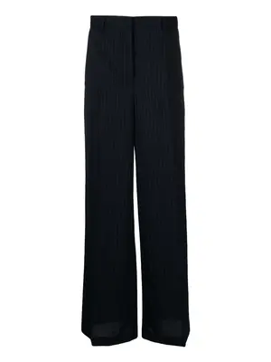 N°21 Tailored Pinstripe Trousers - Blue