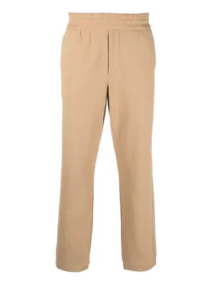 Zegna Slim-cut Cotton Track Pants - Brown