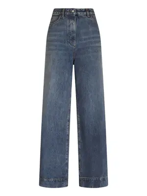 Etro High-rise Flared Jeans - Blue