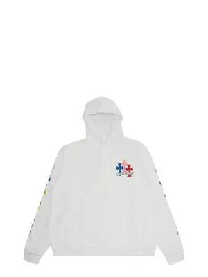 Chrome Hearts Cross Graphic Hoodie - White