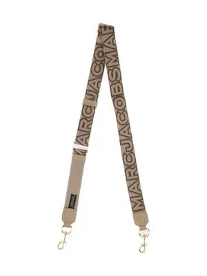 Marc Jacobs Marc Jacobs Jacquard Logo Shoulder Bag Strap Beige