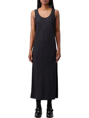 Sportmax Stretch Silk Midi Dress - Black