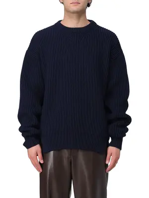 JIL SANDER Jil Sander Ribbed Knit Pullover Blue